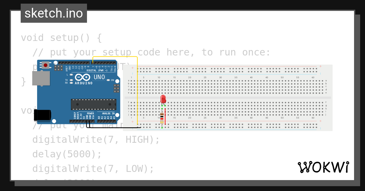 Encendido De Luz Con Tiempo Wokwi Esp32 Stm32 Arduino Simulator 1394