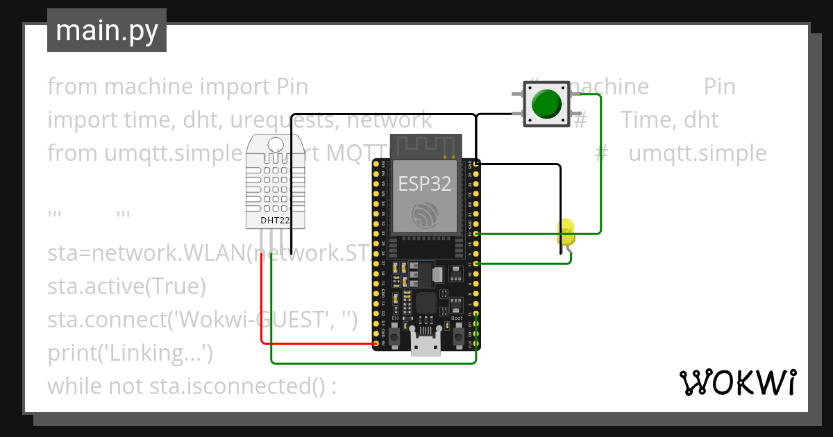 LAB_8 2 - Wokwi ESP32, STM32, Arduino Simulator