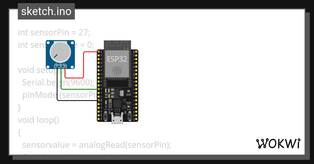 EX.3 - Wokwi ESP32, STM32, Arduino Simulator