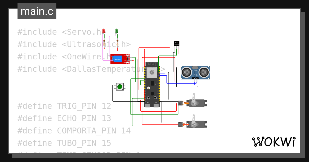 Autofeeder Prototype Wokwi Esp32 Stm32 Arduino Simulator