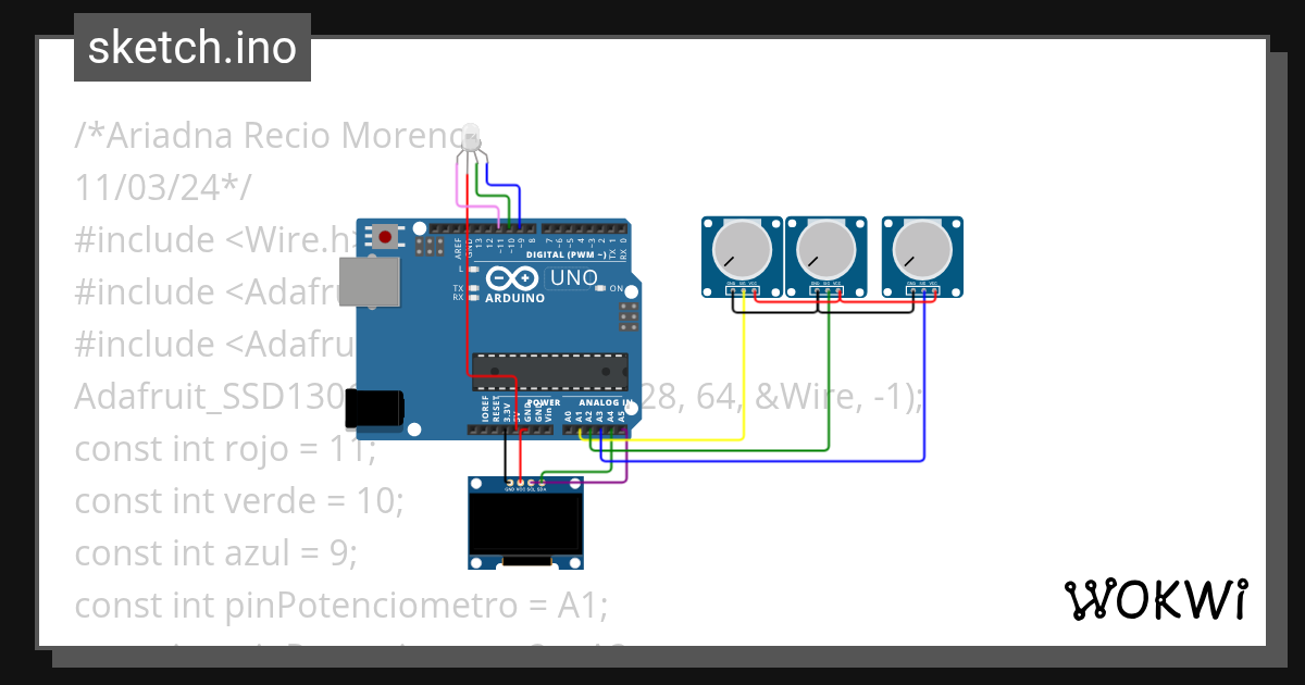 Pantalla Oled Actividad 5 Wokwi Esp32 Stm32 Arduino Simulator 5545