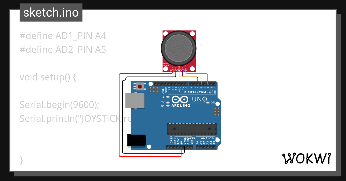 Módulo Joystick - Wokwi ESP32, STM32, Arduino Simulator Módulo Joystick - Wokwi ESP32, STM32, Arduino Simulator