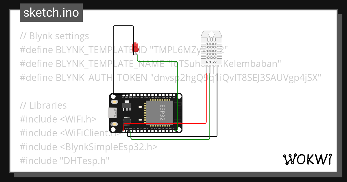 esp32 DHT22 to blynk Copy - Wokwi ESP32, STM32, Arduino Simulator