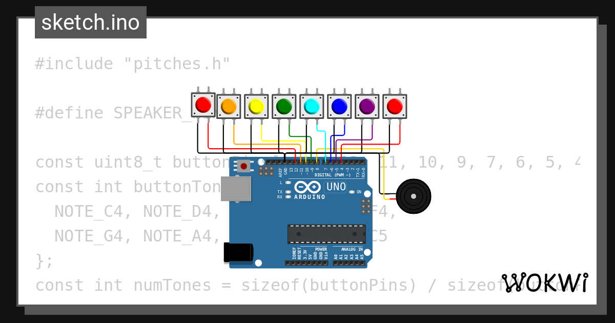 ดนตรี12667 Wokwi Esp32 Stm32 Arduino Simulator