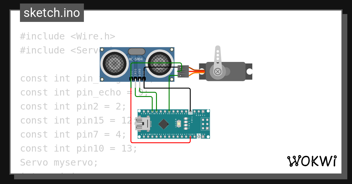 Latihan Avoider Wokwi Esp32 Stm32 Arduino Simulator