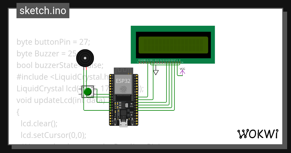 Buzzer Wokwi Esp32 Stm32 Arduino Simulator