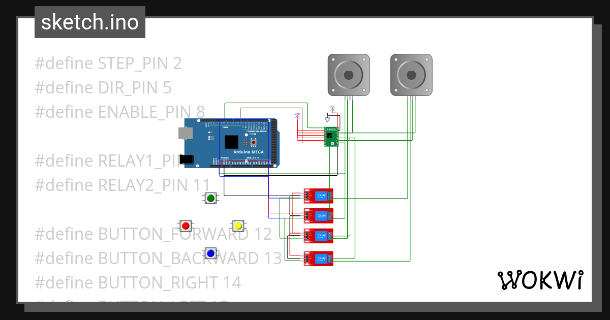 mower - Wokwi ESP32, STM32, Arduino Simulator