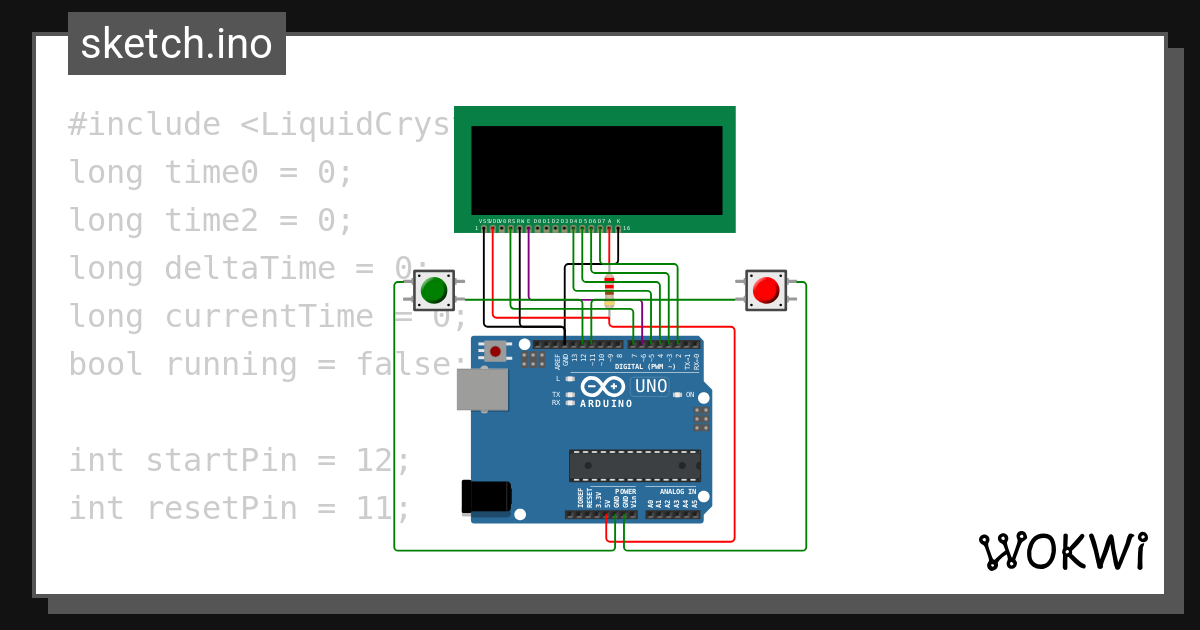 Lcd Anzeige Wokwi Esp32 Stm32 Arduino Simulator