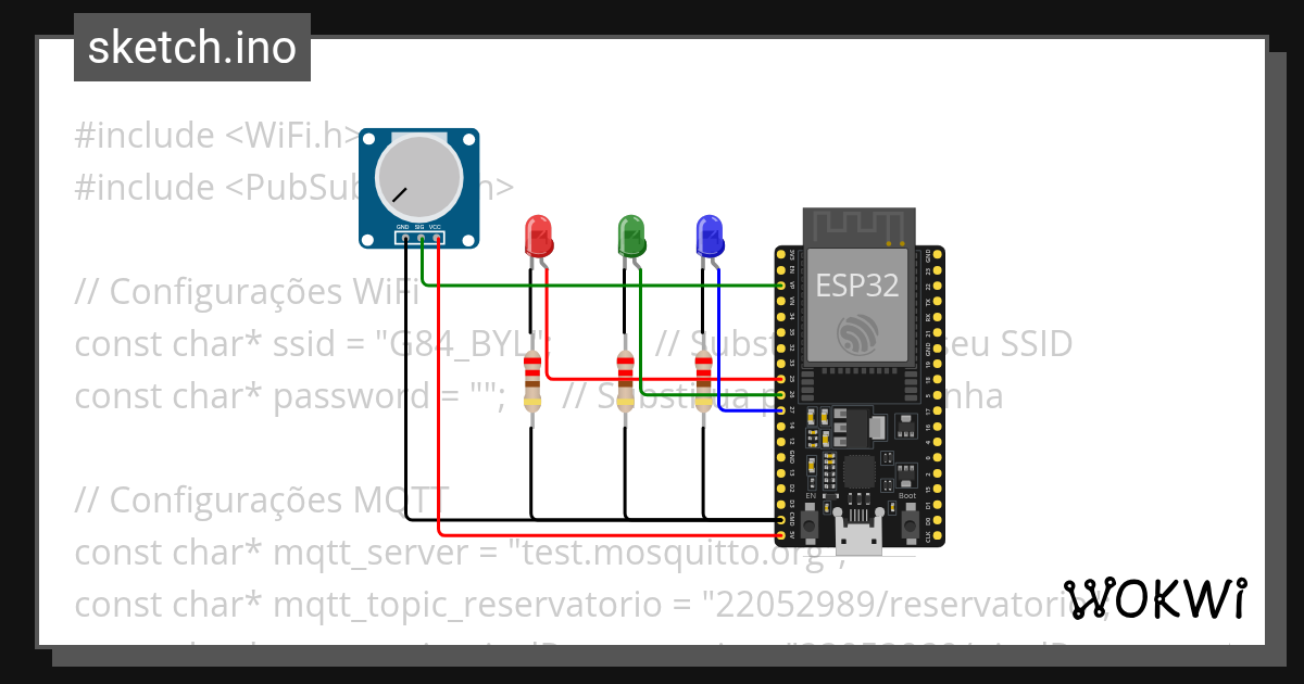 Node-Red - Wokwi ESP32, STM32, Arduino Simulator