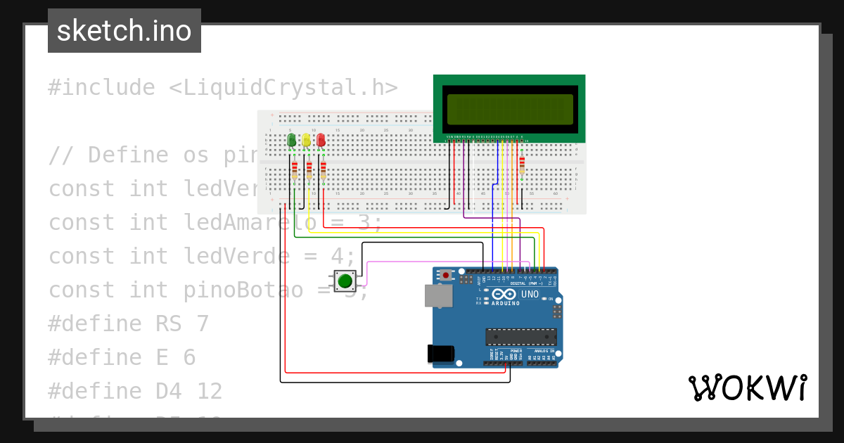 Projeto Farol Copy Wokwi Esp32 Stm32 Arduino Simulator 