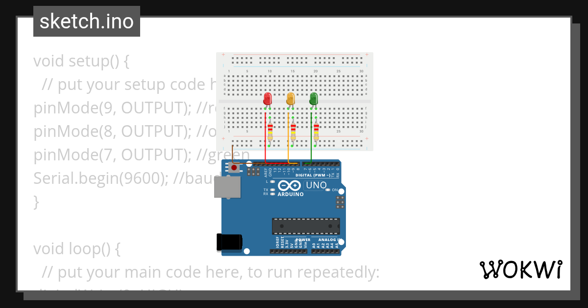 EXERCISE 1 - Wokwi ESP32, STM32, Arduino Simulator