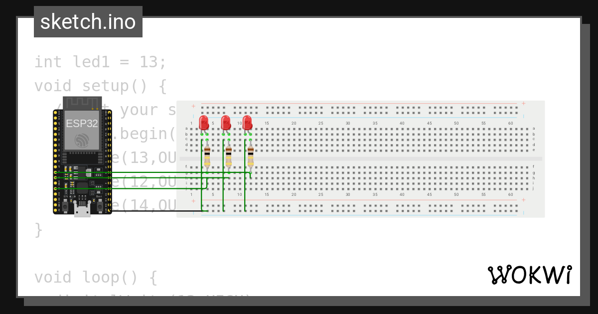 ธีรวัจน์ แก้วพูลศรี Wokwi Esp32 Stm32 Arduino Simulator 3511