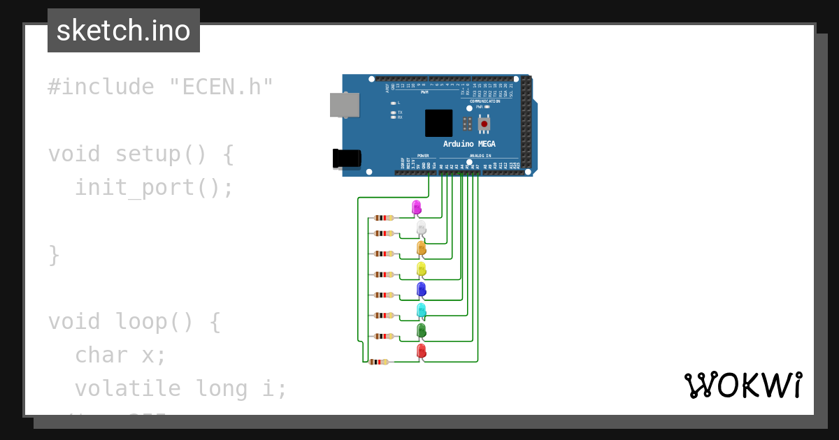 Led P1 Wokwi Esp32 Stm32 Arduino Simulator 9346