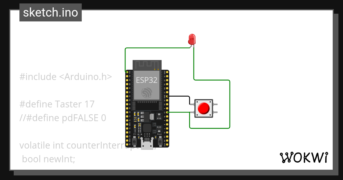 Interrupt Wokwi Esp32 Stm32 Arduino Simulator 