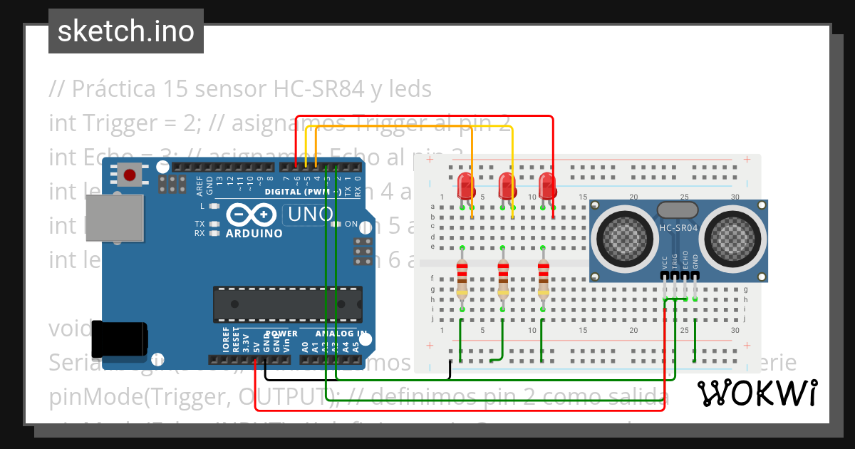 práctica 15 - Wokwi ESP32, STM32, Arduino Simulator