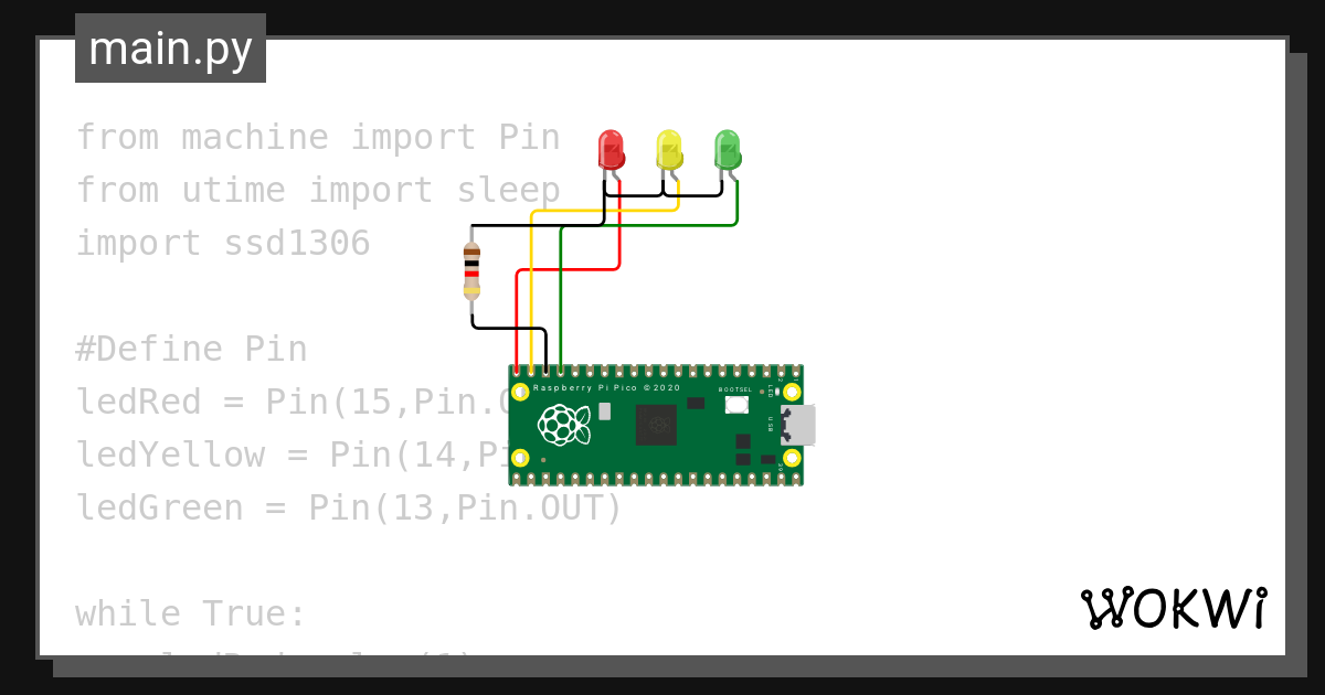 Ledblinking Wokwi Esp32 Stm32 Arduino Simulator