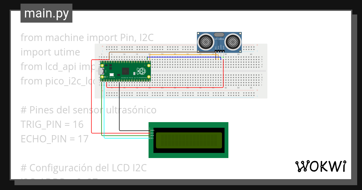 Ultrasonic Sensor Raspberry Pi Micropython Copy Wokwi Esp32 Stm32 6244