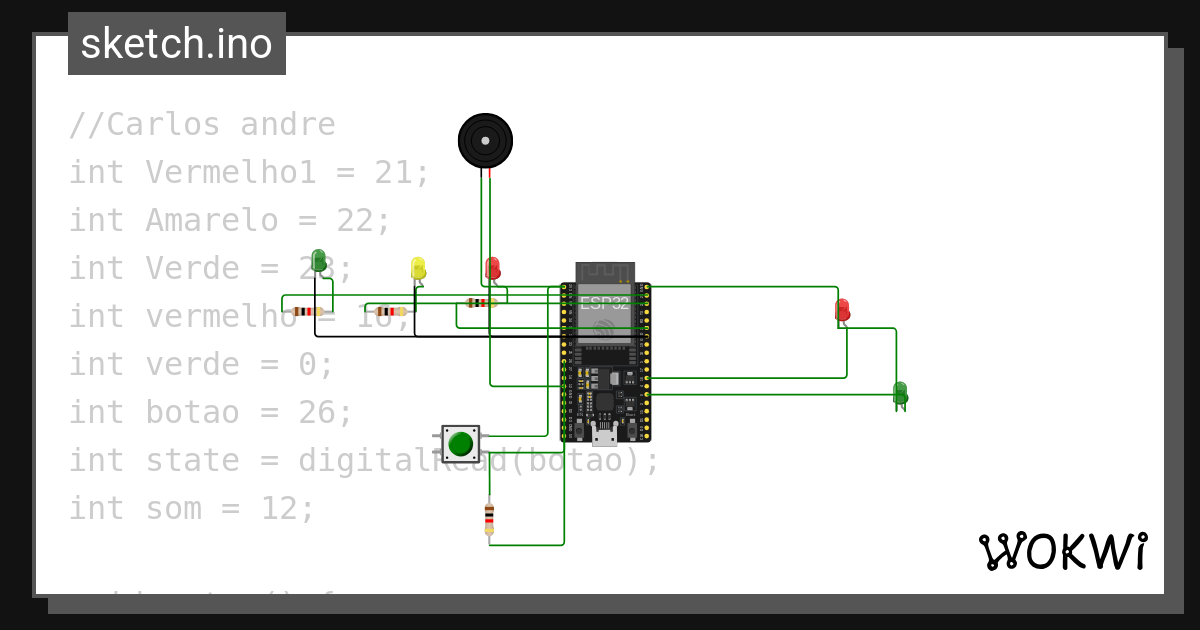 Carlos André Sa Wokwi Esp32 Stm32 Arduino Simulator