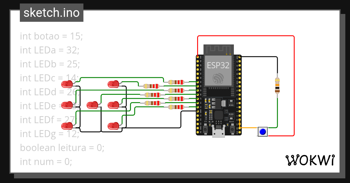 Wokwi - Online ESP32, STM32, Arduino Simulator