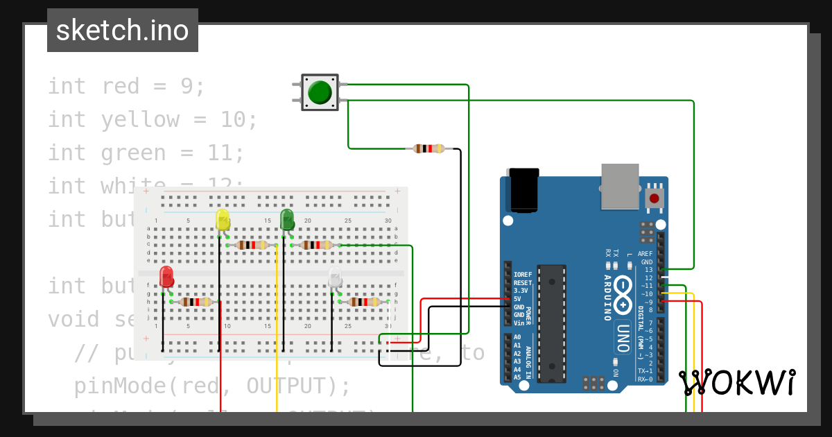 Prueba 5 Labo 1 Wokwi Esp32 Stm32 Arduino Simulator 0502
