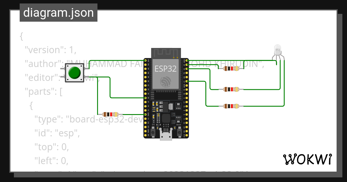Interrupt Exercise - Wokwi ESP32, STM32, Arduino Simulator