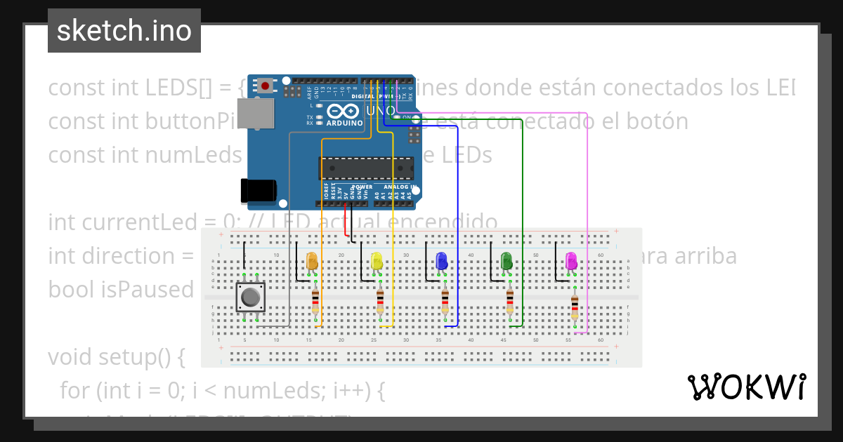 Ejercicio 1 - Wokwi ESP32, STM32, Arduino Simulator