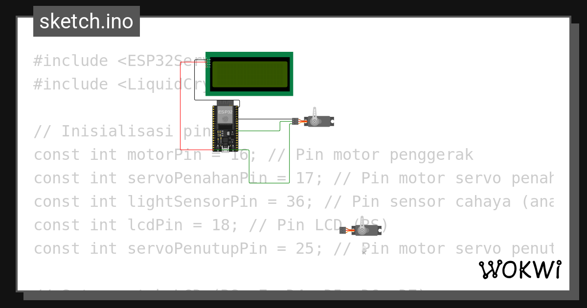 Pendeteksi Telur Busuk Wokwi Esp32 Stm32 Arduino Simulator 8600