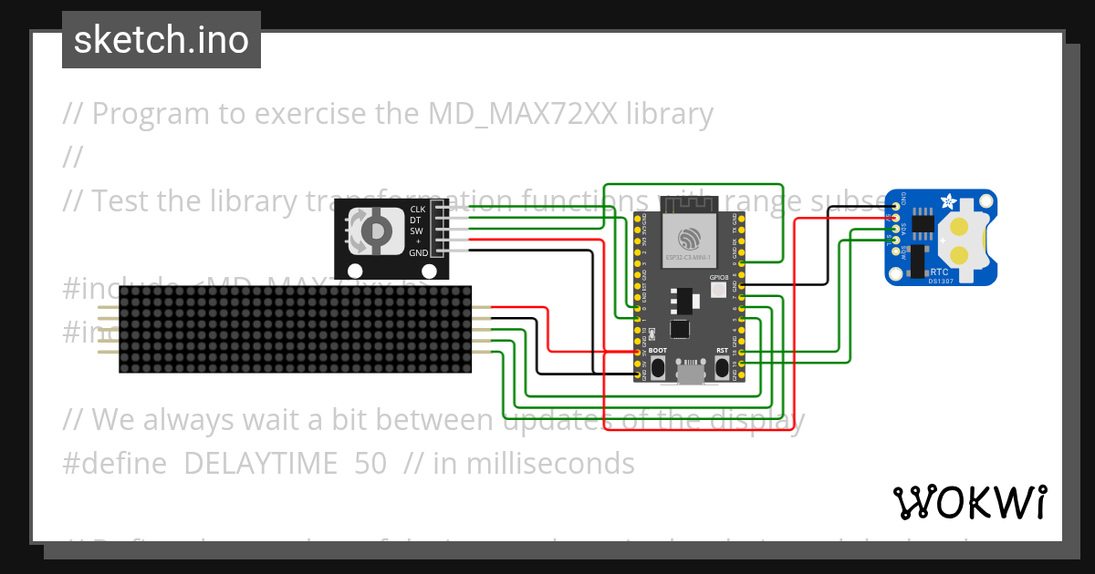 Espclock Wokwi Esp32 Stm32 Arduino Simulator