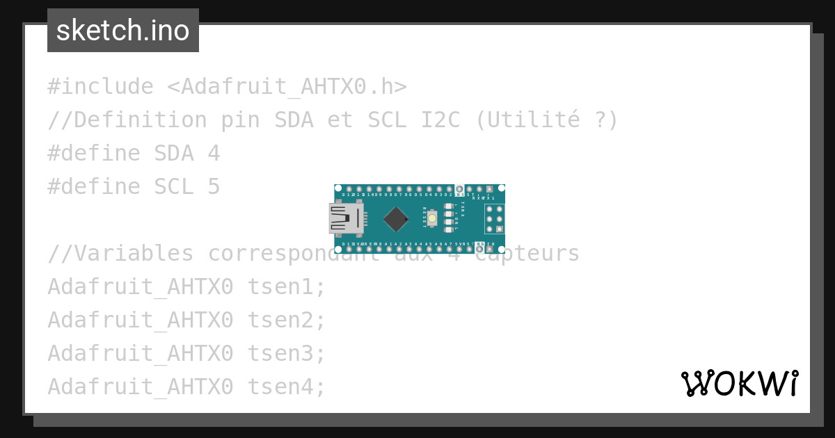 Arduino Test T° Wokwi Esp32 Stm32 Arduino Simulator 9491