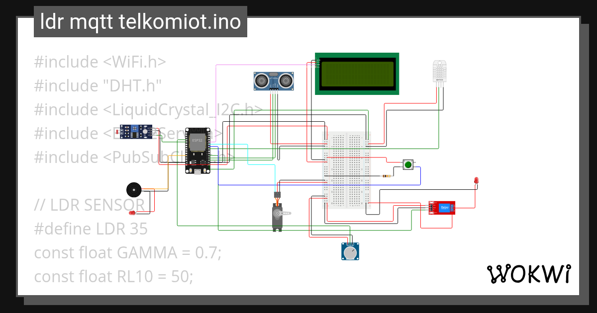 SmartHome - Wokwi ESP32, STM32, Arduino Simulator