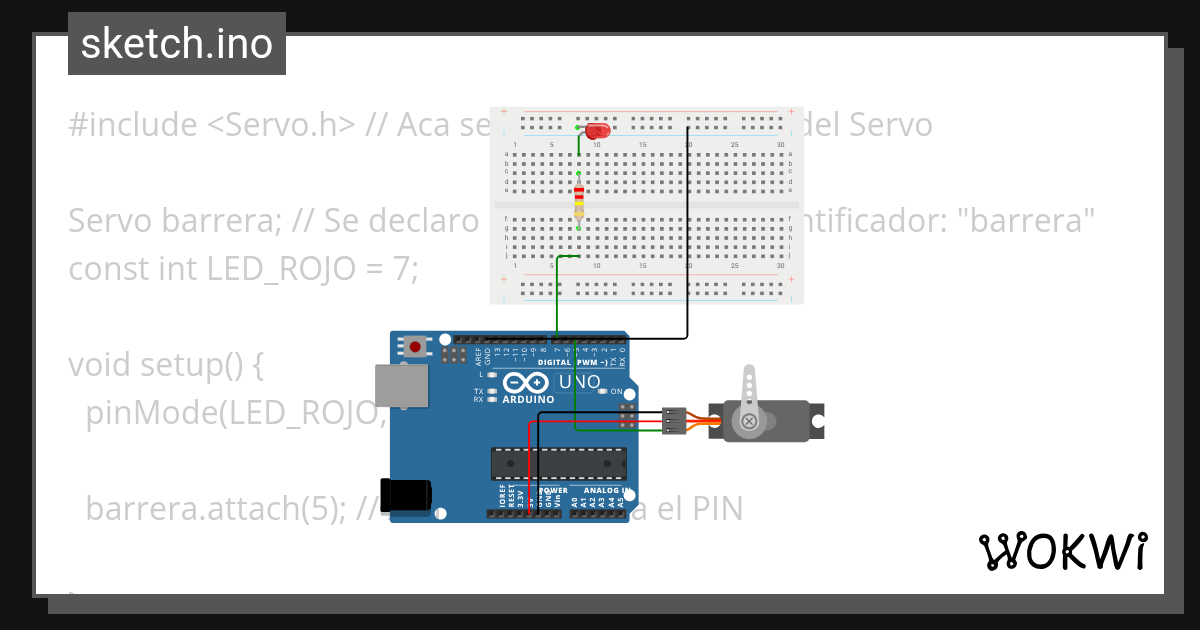 Servo 90° - Wokwi ESP32, STM32, Arduino Simulator