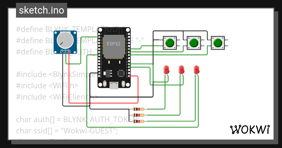 Microcontroller With IoT - Wokwi ESP32, STM32, Arduino Simulator