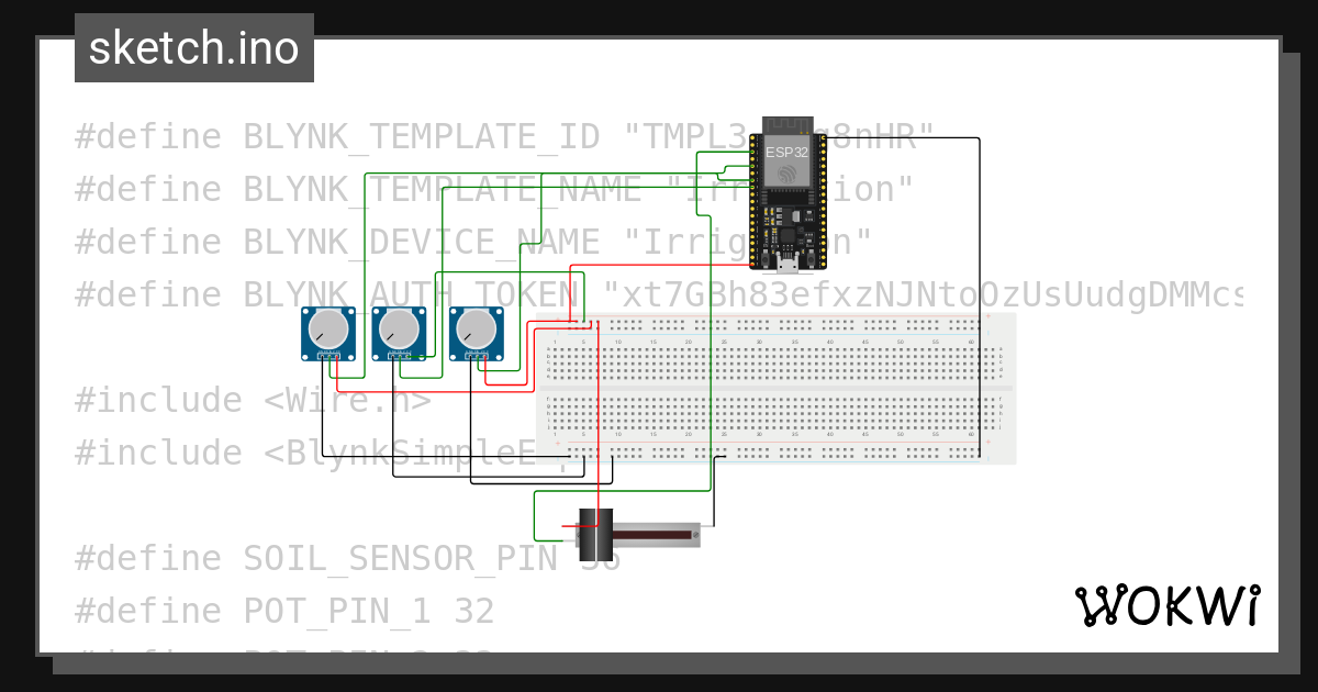 Irrigation Wokwi Esp32 Stm32 Arduino Simulator