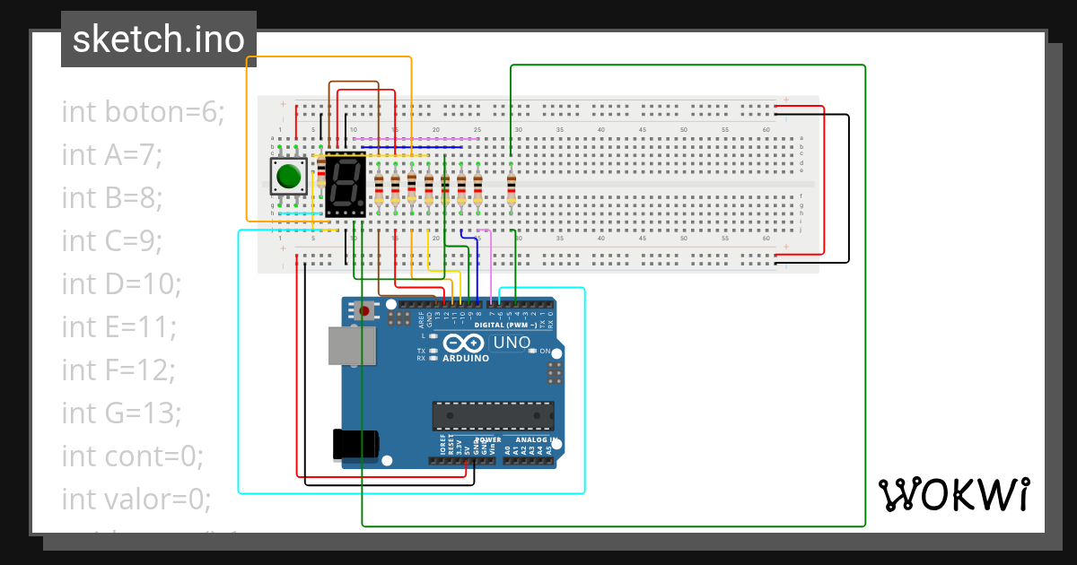 Practica#2 - Wokwi ESP32, STM32, Arduino Simulator