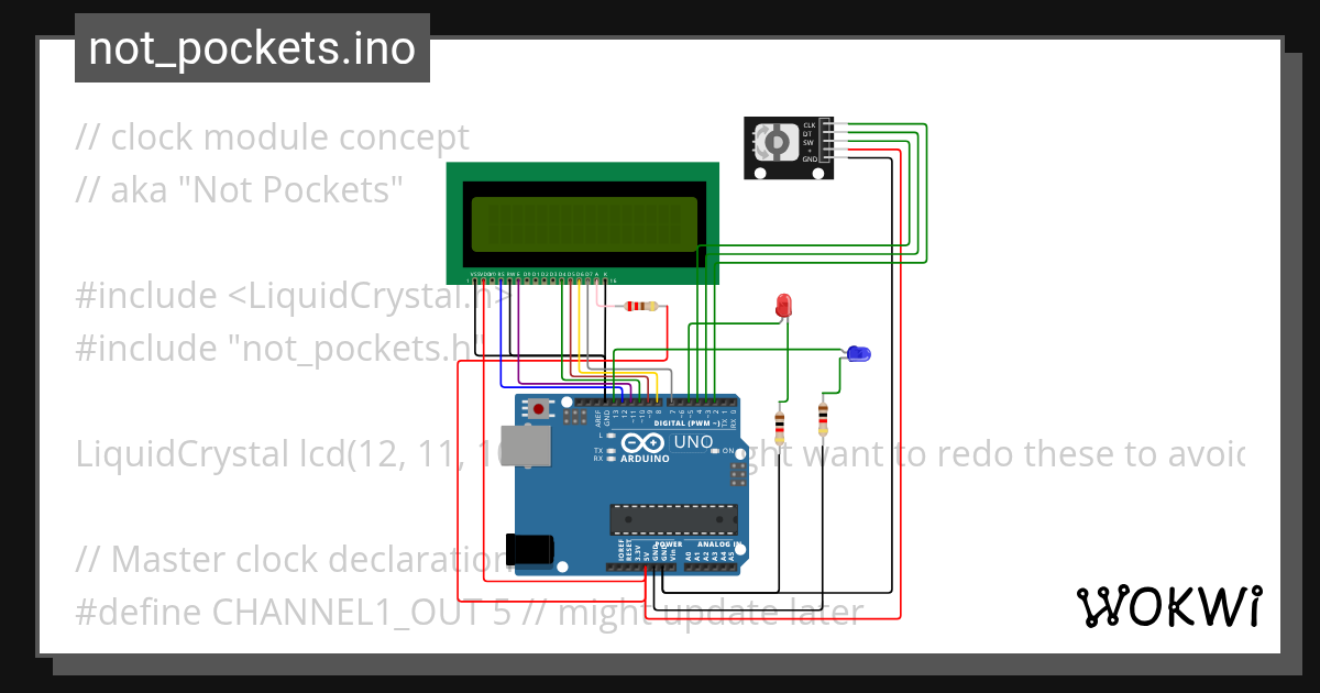 clock_module.ino - Wokwi ESP32, STM32, Arduino Simulator