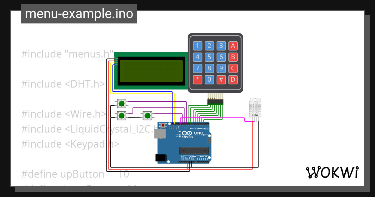 MENU full-chip-example.ino Copy very good Copy (3) - Wokwi ESP32, STM32, Arduino Simulator