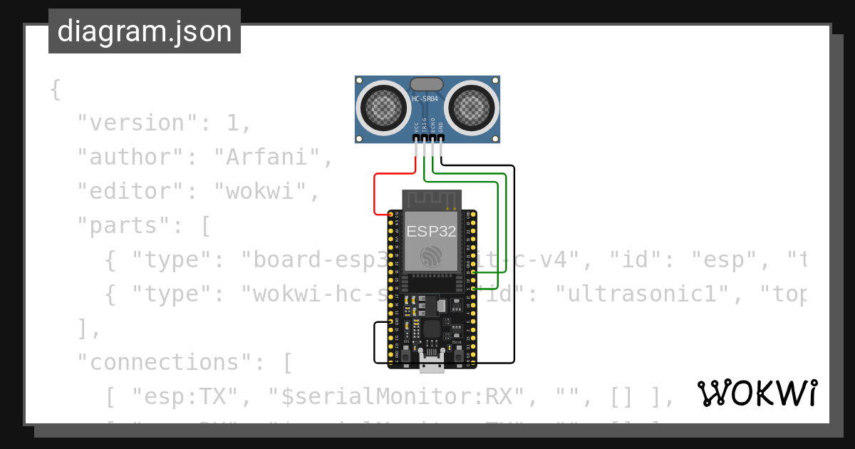 Hc Sensor Wokwi Esp32 Stm32 Arduino Simulator