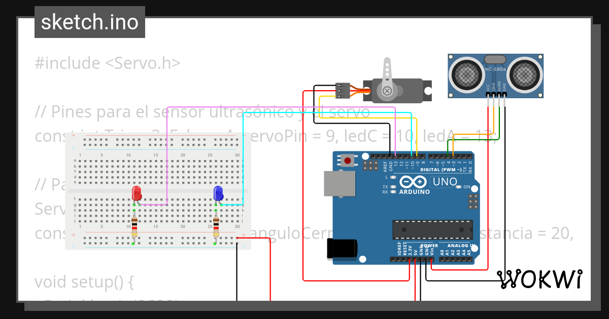 Digrama Electrico Papelera Wokwi Esp32 Stm32 Arduino Simulator 5783