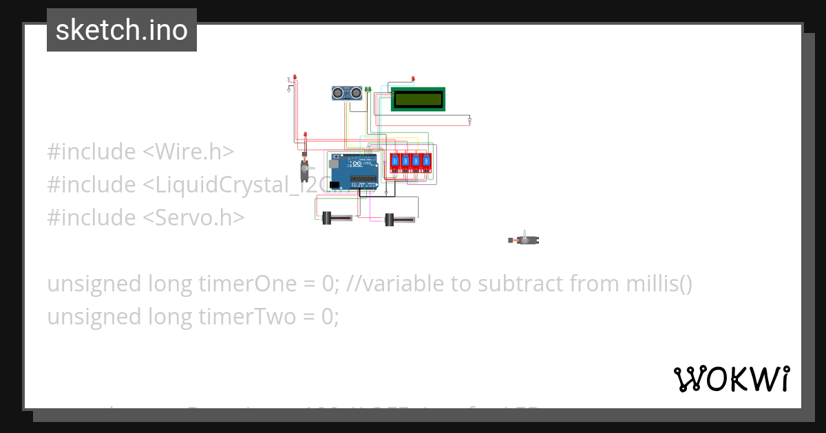 Watering case - Wokwi ESP32, STM32, Arduino Simulator