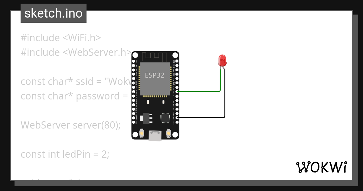dieu khien led firebase - Wokwi ESP32, STM32, Arduino Simulator