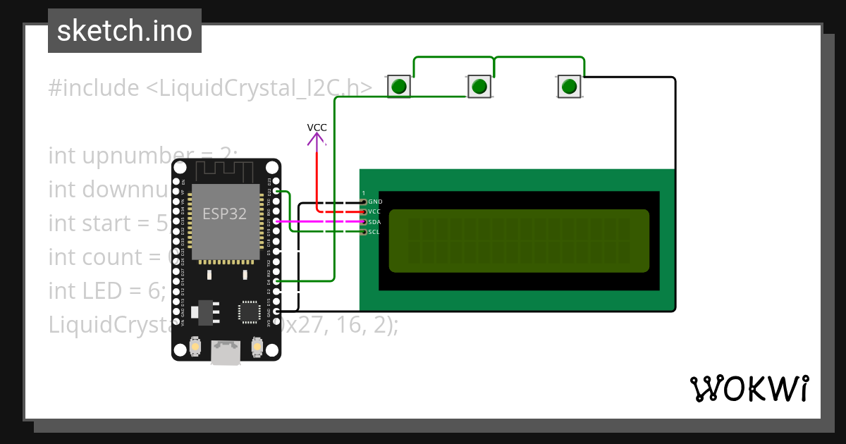 Esp32 Lcd Count Wokwi Esp32 Stm32 Arduino Simulator 3481