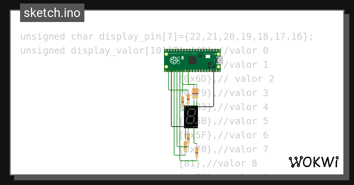 Conversor De 4 Bits Para Hexadecimal Wokwi Esp32 Stm32 Arduino Simulator 