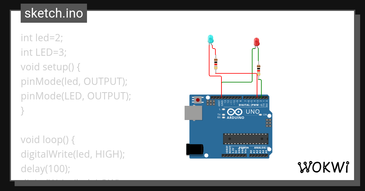 ใบงานที่2 ชาตรี ทองสิงห์ Wokwi Esp32 Stm32 Arduino Simulator 8523