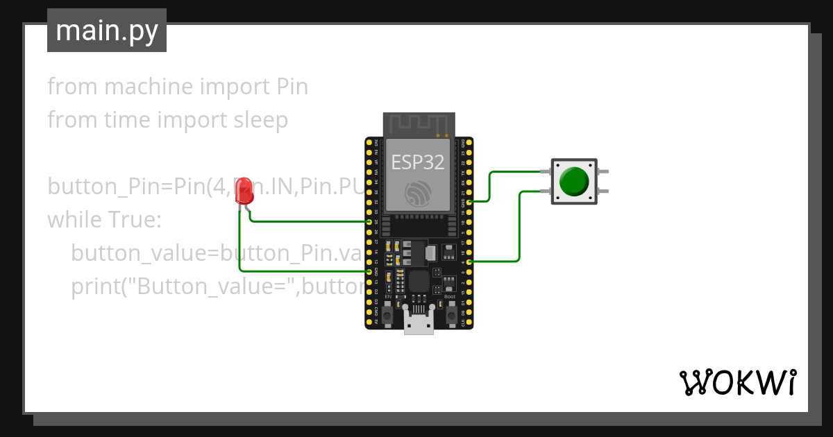 Switch Control Wokwi Esp32 Stm32 Arduino Simulator
