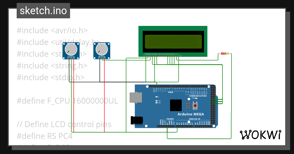 ADC - Wokwi ESP32, STM32, Arduino Simulator