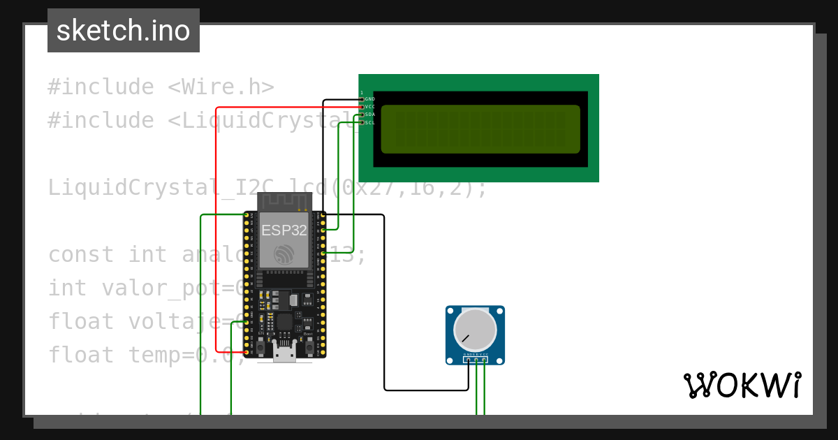 Display Inicial Wokwi Esp32 Stm32 Arduino Simulator 9123