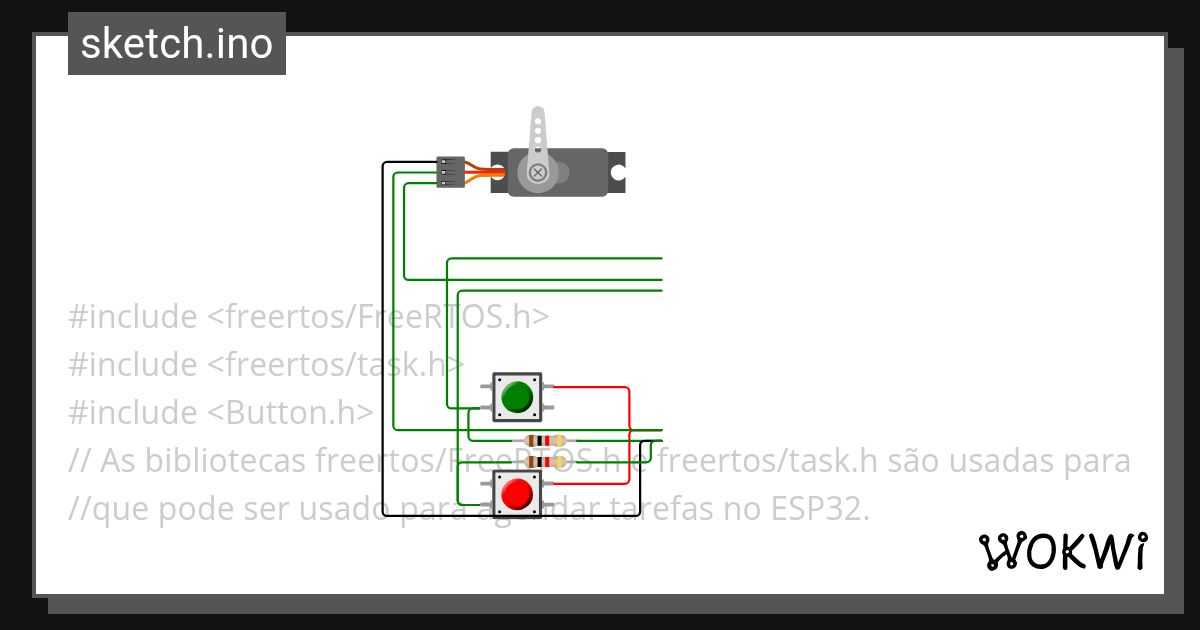 Projeto 1 - Wokwi ESP32, STM32, Arduino Simulator Projeto 1 - Wokwi ESP32, STM32, Arduino Simulator