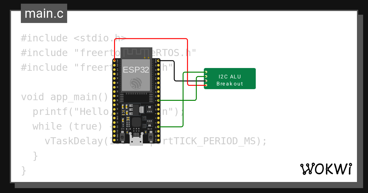 Alu Wokwi Esp32 Stm32 Arduino Simulator