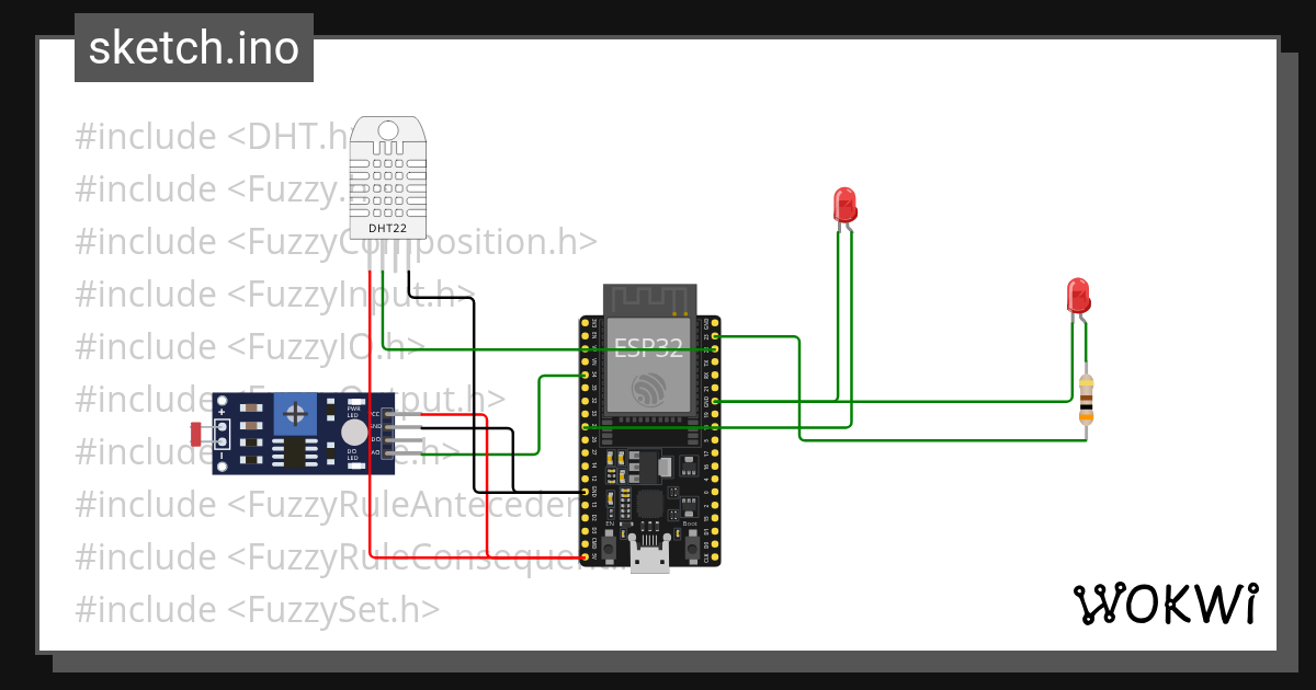 Demo Fuzzy for LED and watering DANILO MACHADO - Wokwi ESP32, STM32, Arduino Simulator