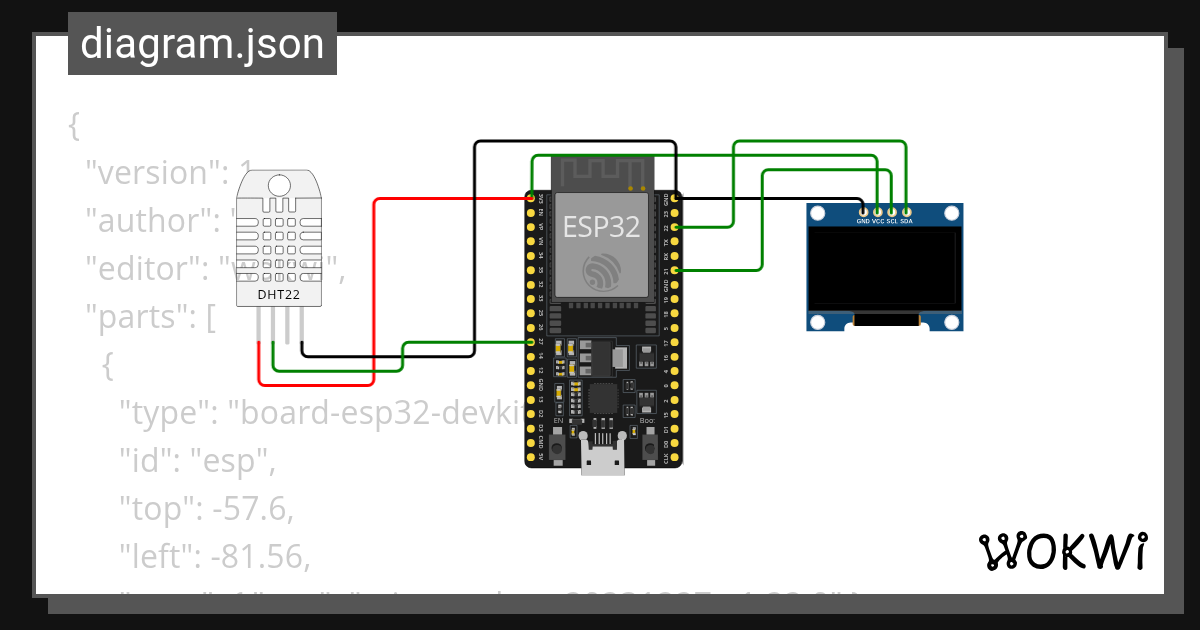 Dht Ssd1306 Wokwi Esp32 Stm32 Arduino Simulator 